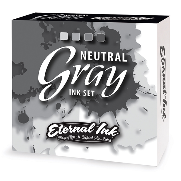 Eternal Ink Neutral Opaque Gray Set | T-PRO Tattoo Supply