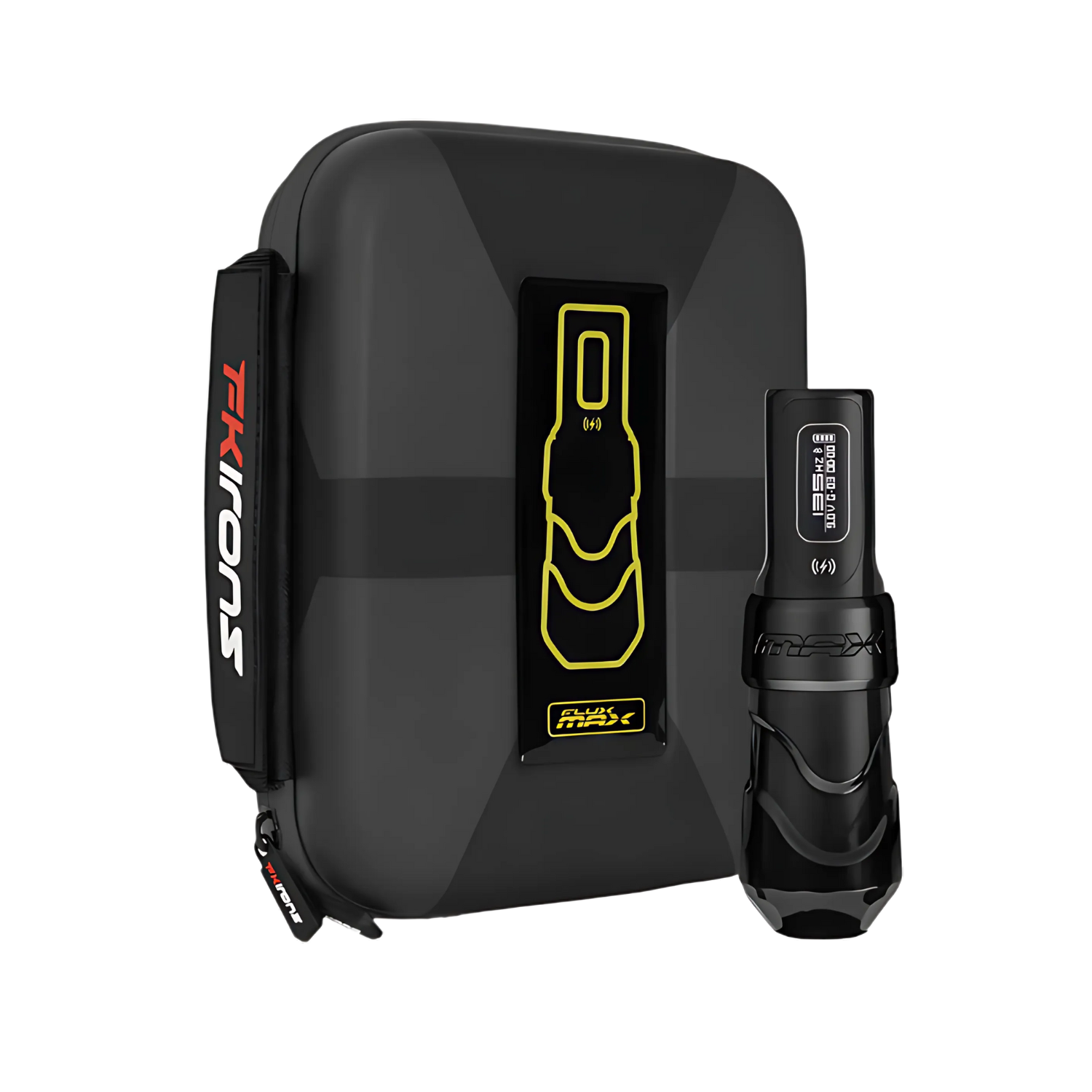 FK Irons Flux Max Stealth with PowerBolt II | T-PRO Tattoo Supply